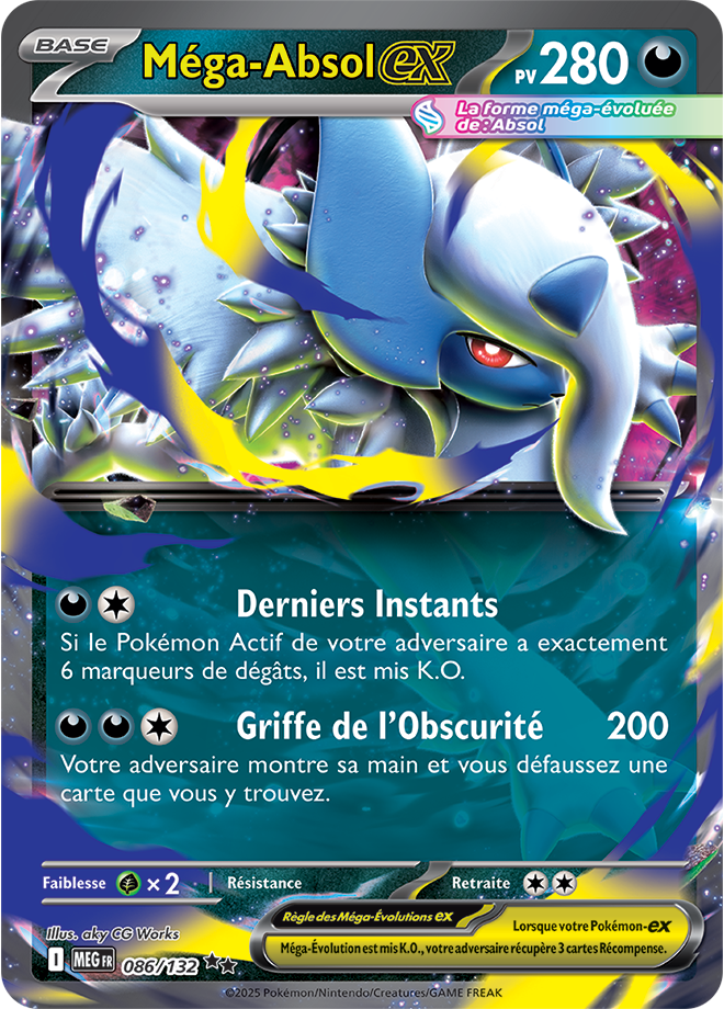 Galerie des cartes Méga-Évolution du JCC Pokémon