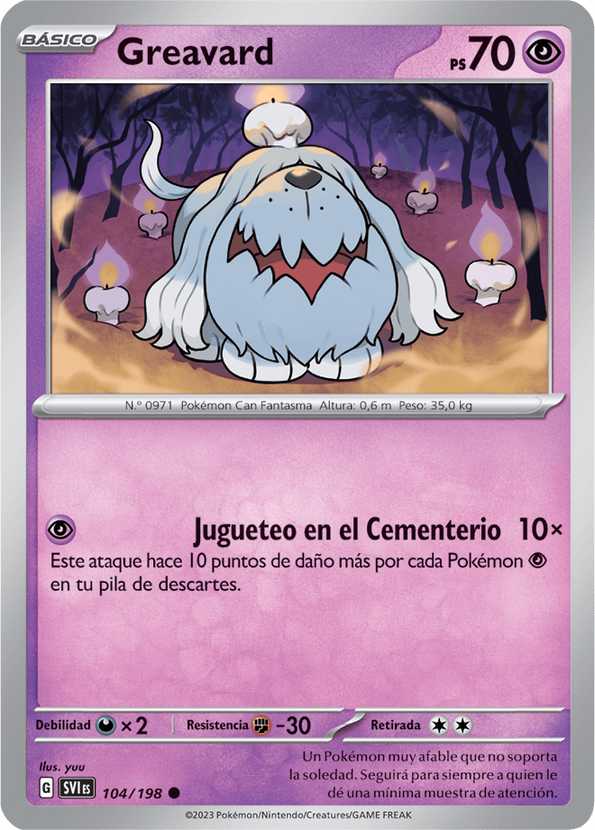 Galería de cartas| Escarlata y Púrpura de JCC Pokémon