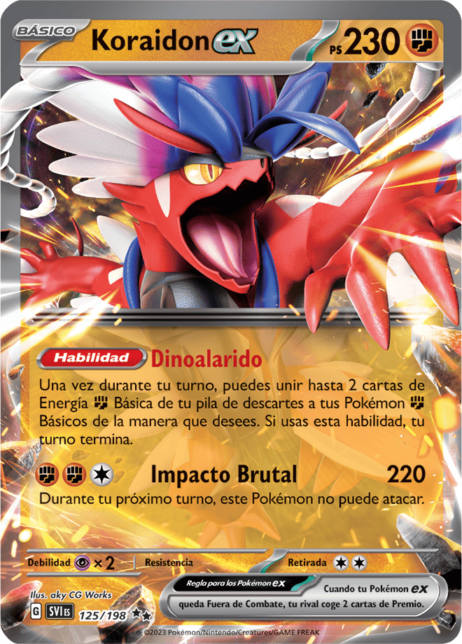 Galería de cartas| Escarlata y Púrpura de JCC Pokémon
