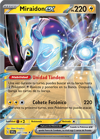 Galería de cartas| Escarlata y Púrpura de JCC Pokémon
