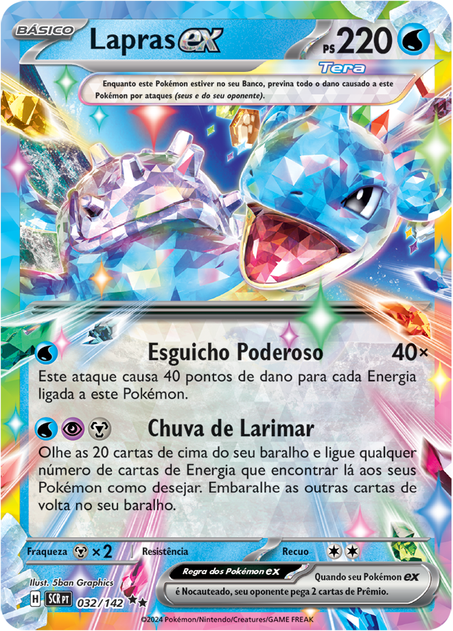 Apresentação Da Expansão Escarlate E Violeta — Coroa Estelar Do Pokémon Estampas Ilustradas