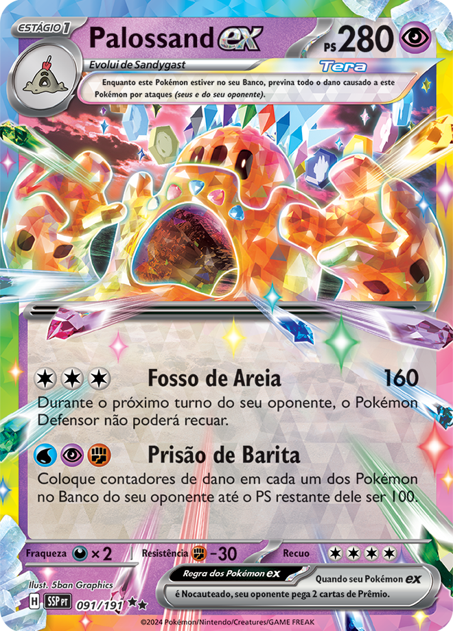 Galeria de Cartas | Escarlate e Violeta — Fagulhas Impetuosas do Pokémon Estampas Ilustradas